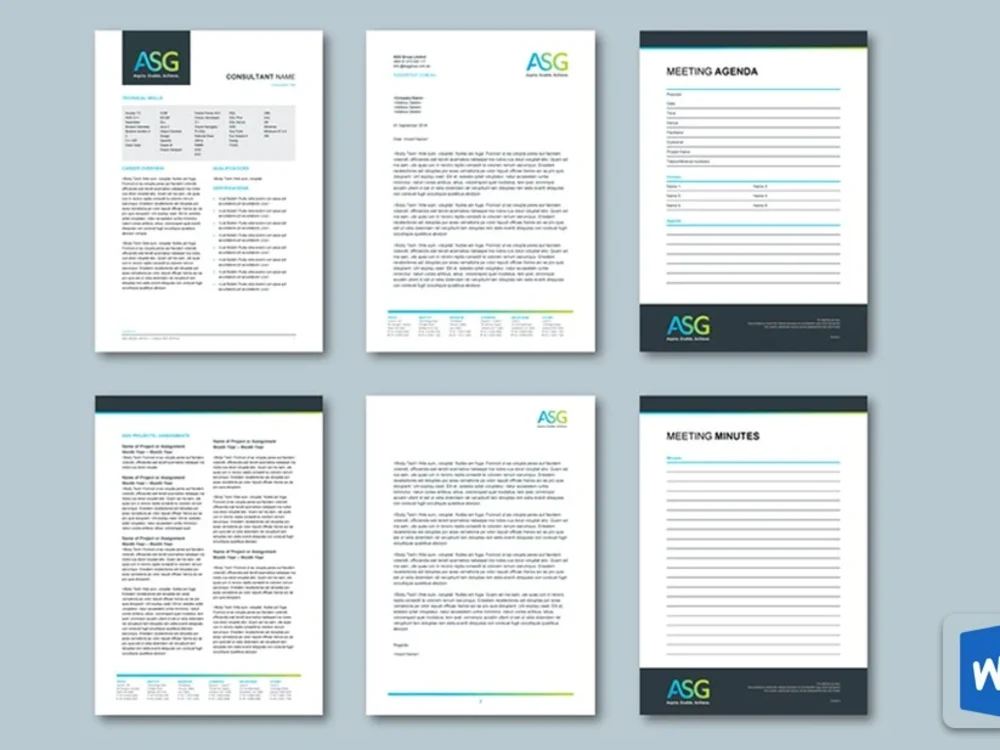 Your ms word document formatted, layout with professional design | Upwork