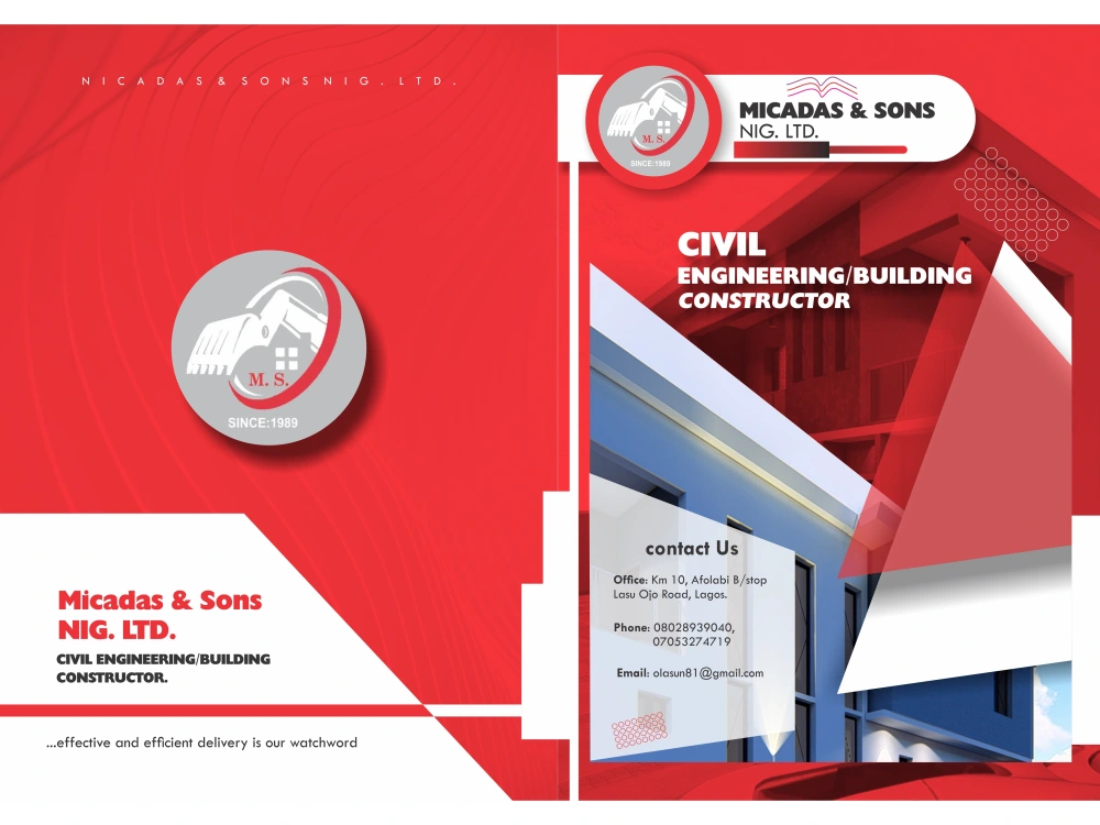 An appealing company profile design for your next clients | Upwork