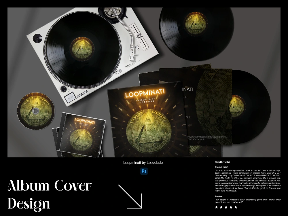 A professional album cover design | Upwork