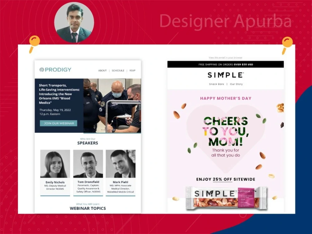 An amazing email & newsletter design (PSD & HTML) | Upwork