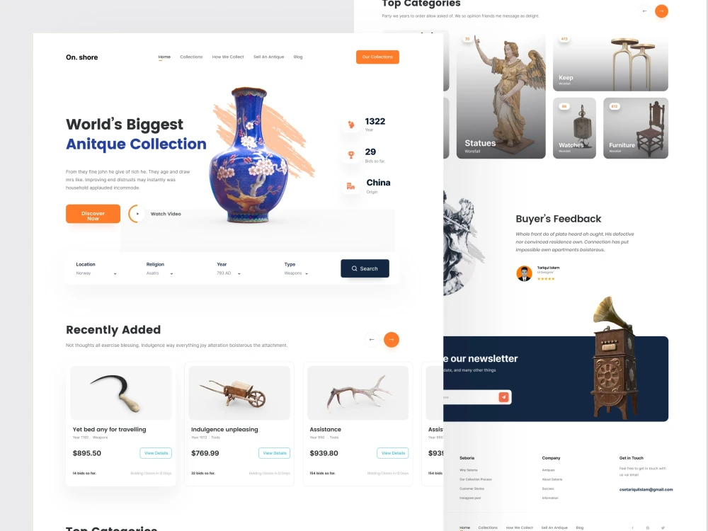 Modern Website and Landing page, UI/UX Design | Upwork