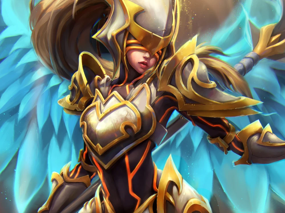 A detailed fantasy illustration of a character in a scene | Upwork