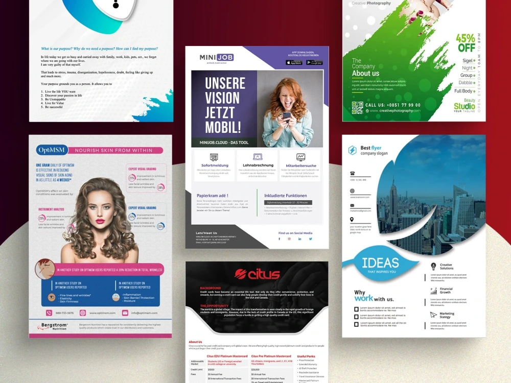 Poster, flyer, leaflet, banner or any graphic design | Upwork