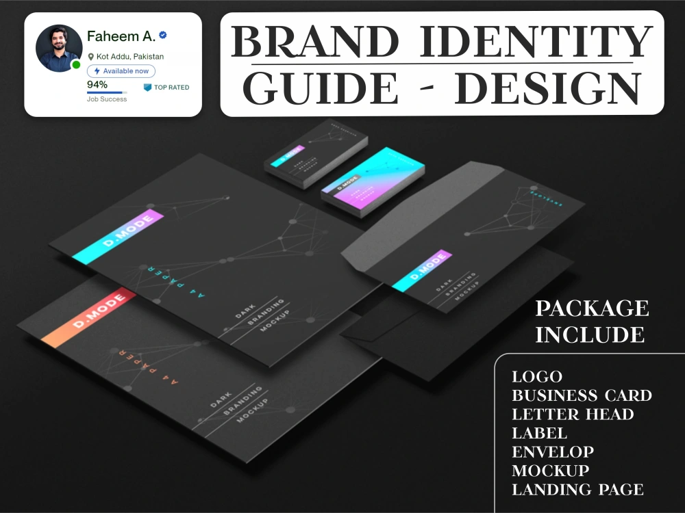 Modern Brand Identity, Brand Guide, Style Guide & Strategy with Free ...