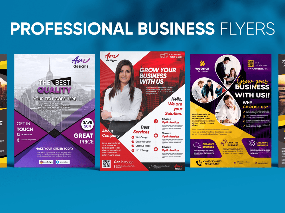 Professional, creative, eye-catching flyer design | Upwork