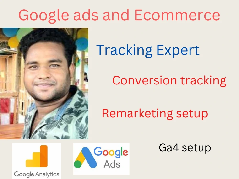 Google ads dynamic remarketing conversion tracking GTM, E-commerce tracking | Upwork