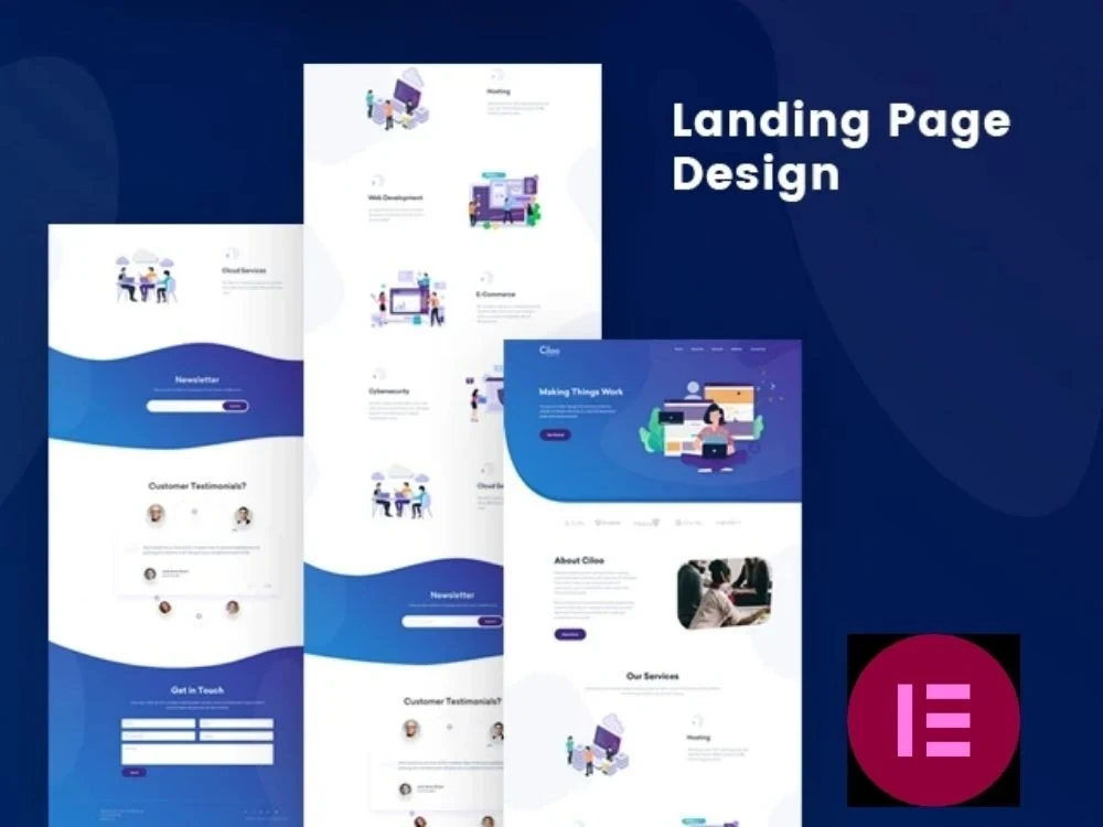 A fantastic landing page (WordPress, Woocommerce, Elementor, HTML-CSS) | Upwork