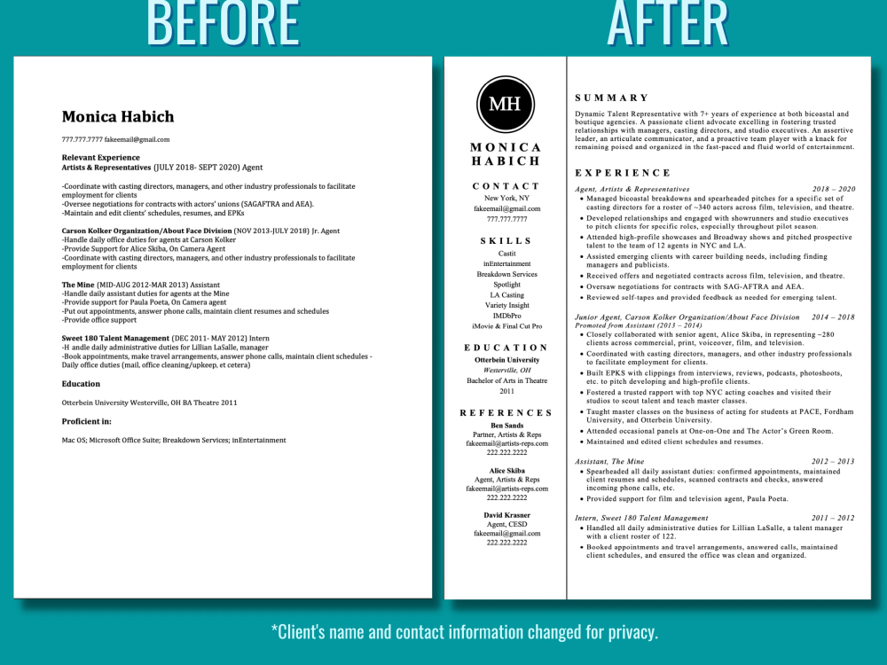 A Resume Rewrite/Redesign and Phone Consultation with Job Search ...
