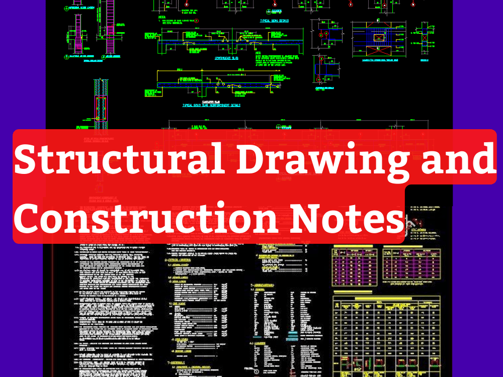 Structural drawing and construction notes for your structure | Upwork
