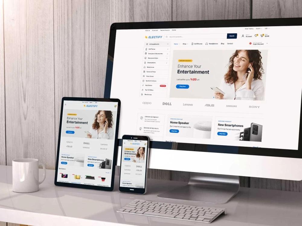 A Responsive Website Uiux Design Web Ui Landing Page Ui Design In