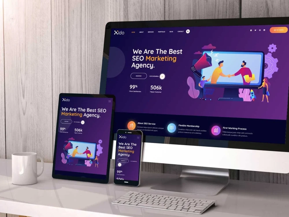 A responsive website UI/UX design, web UI / landing page UI design in Figma | Upwork