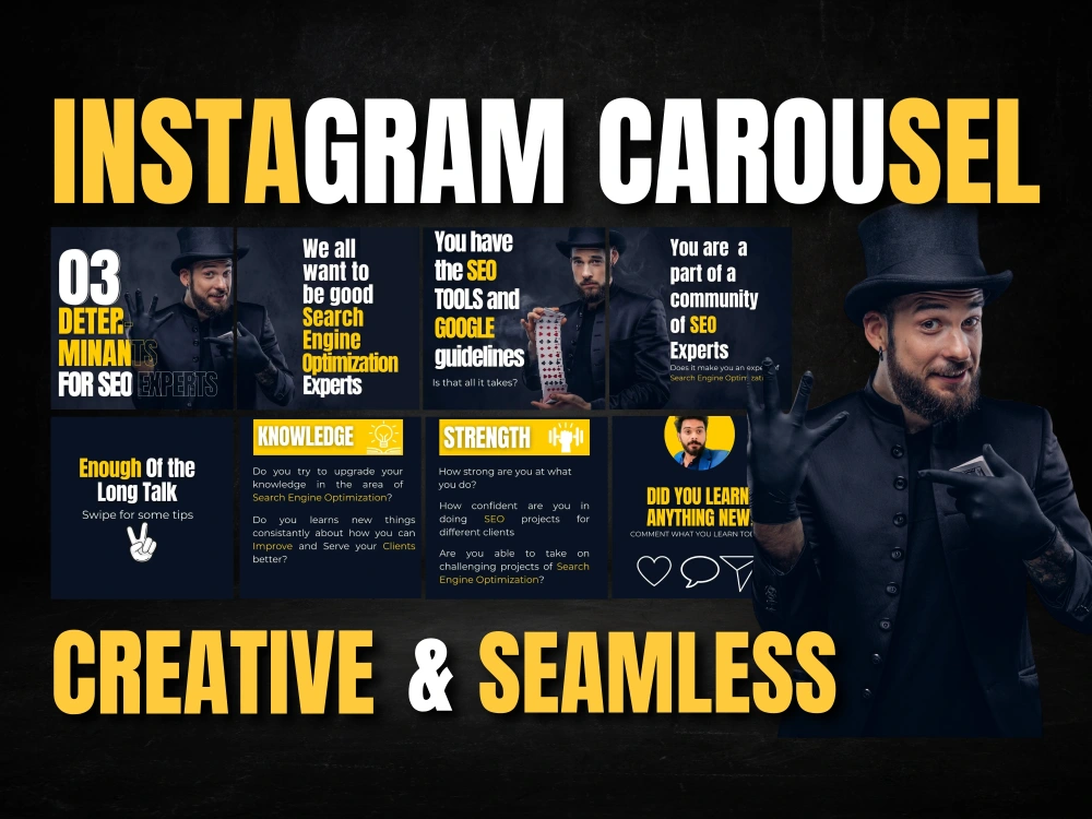 Instagram carousel design | carousel post design | seamless carousel ...