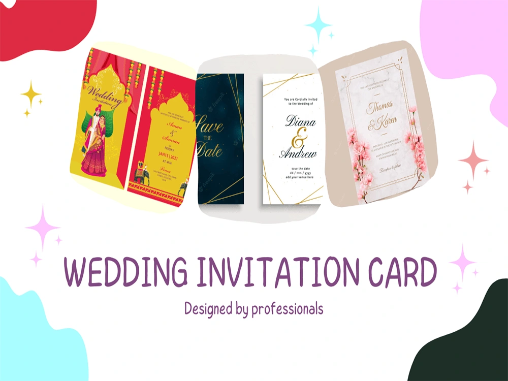 Attractive unique professionally designed & luxurious invitation cards ...