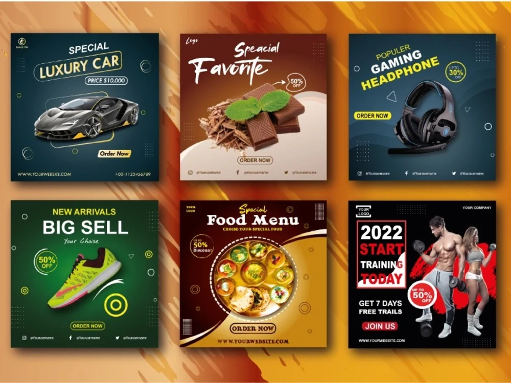 Unique and Creative Social Media Post, Banner, Ads, Cover, Story Design ...