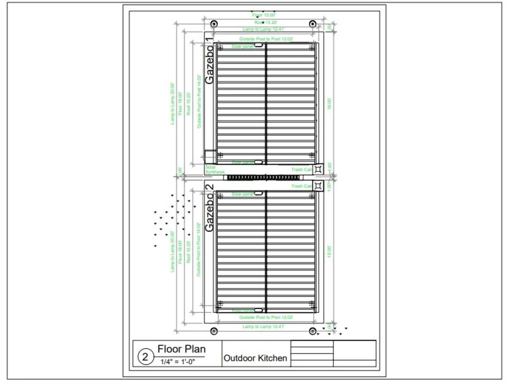 An outdoor drawing set for permit | Upwork