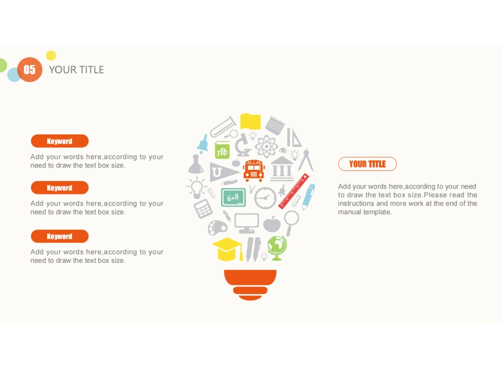A simple, elegant and effective presentation design for education ...