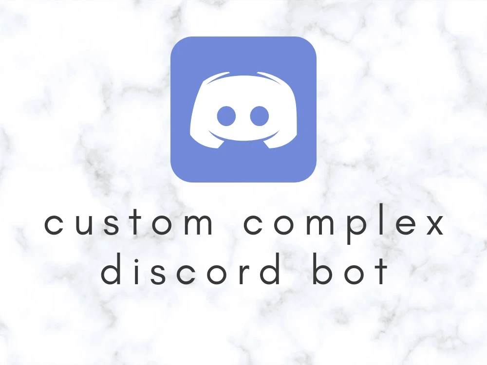 An custom complex discord bot | Upwork