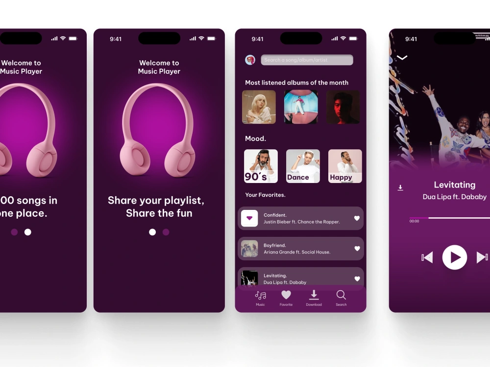 A creative app UI or Website UI. | Upwork