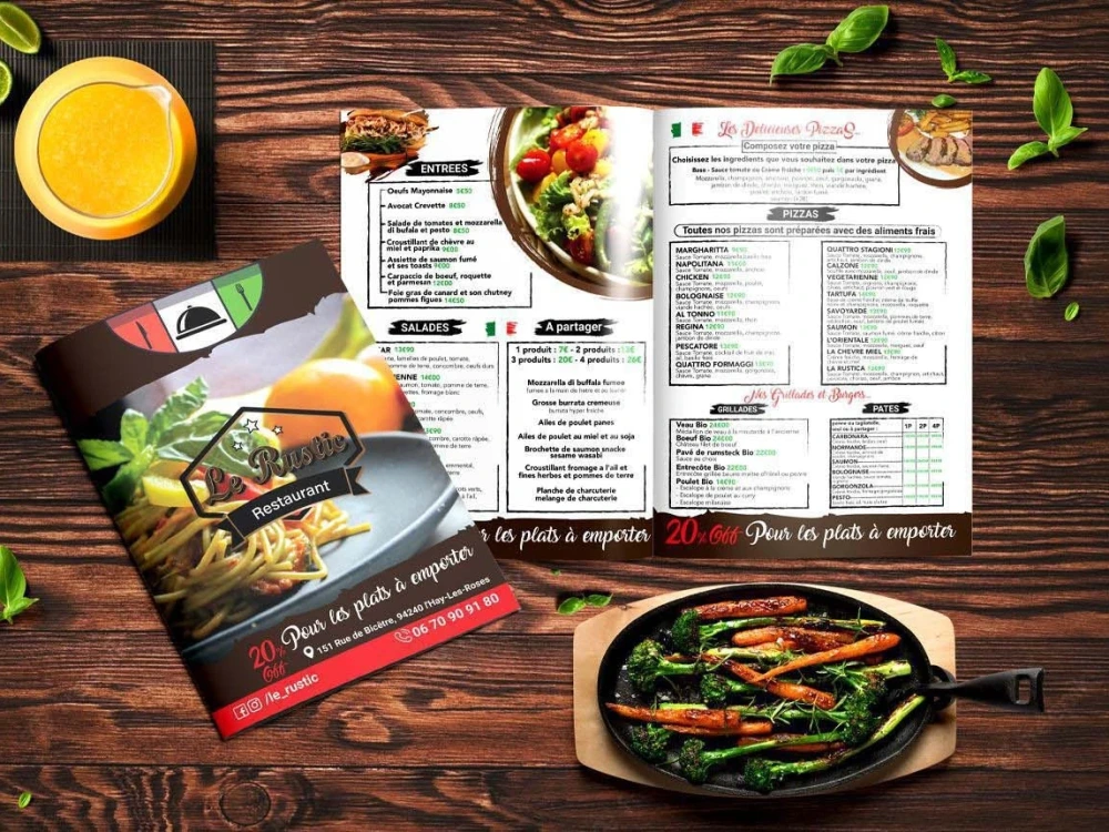 Amazing restaurant menu design | Upwork