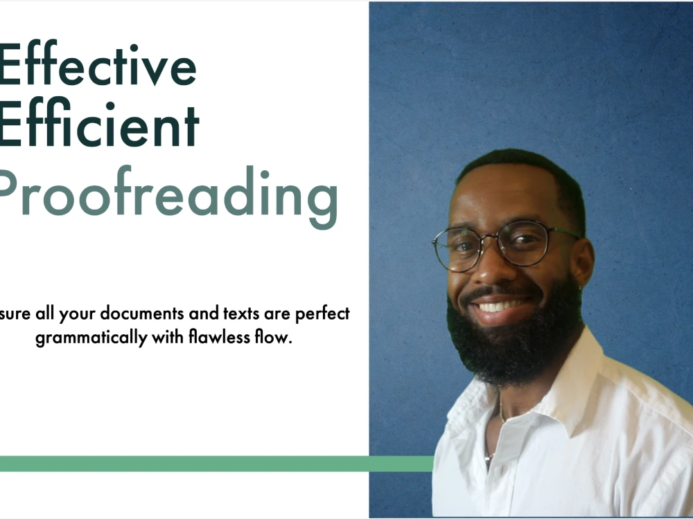 The final proofreading and editing for your documents. | Upwork