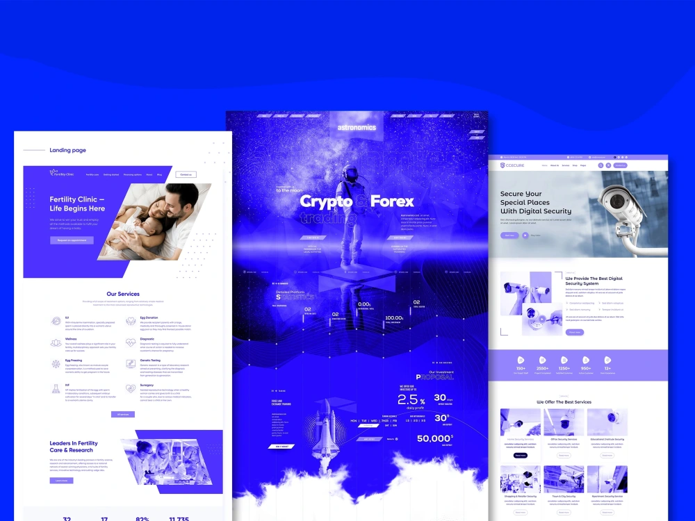 Clean & Modern responsive website UI UX | Upwork Clean & Modern responsive website UI UX | Upwork