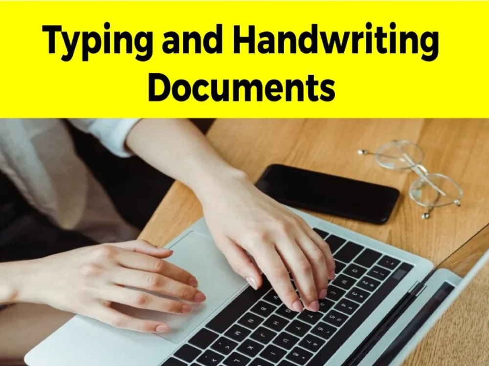 Fast manual typing, retyping, and handwriting documents | Upwork