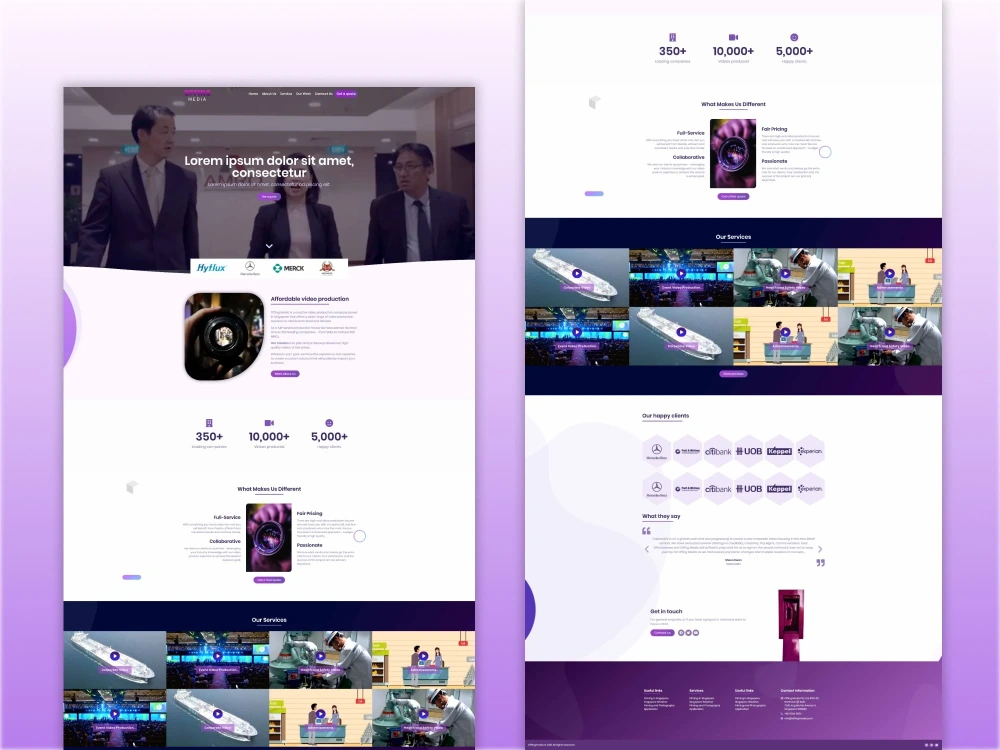 Your dream website landing page UI design in Figma | WordPress ...