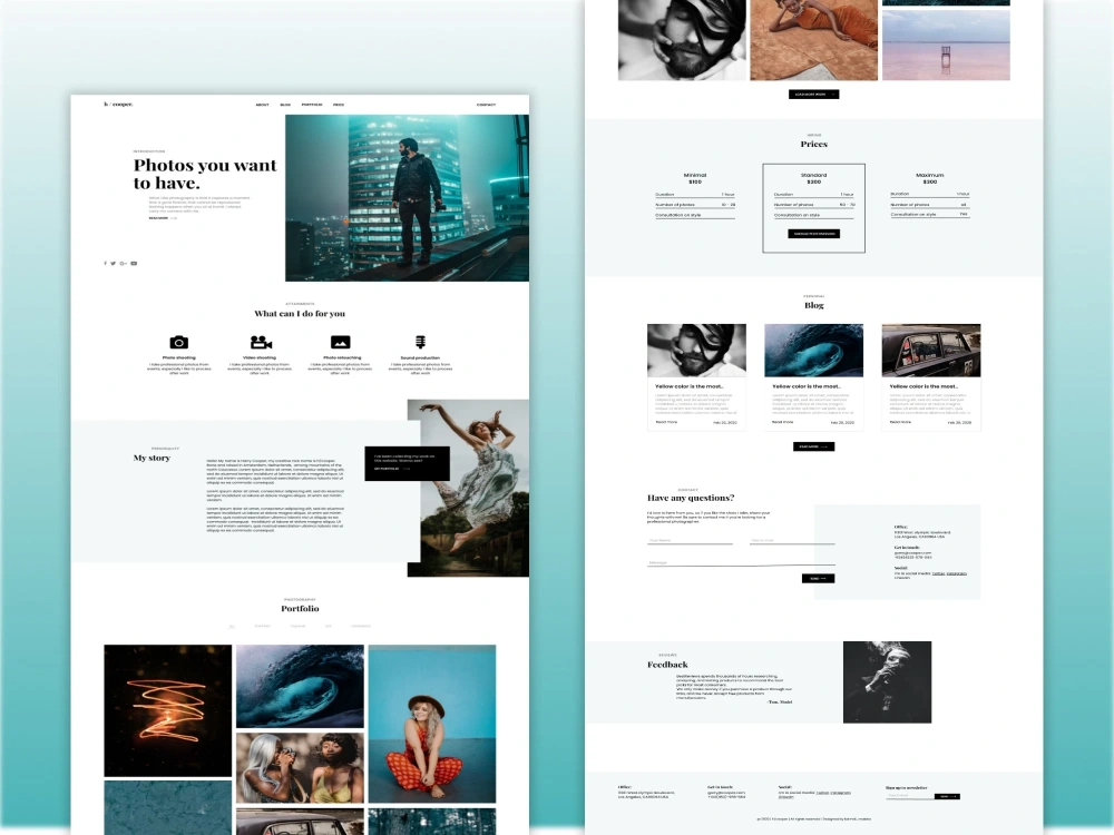 Your dream website landing page UI design in Figma | WordPress ...