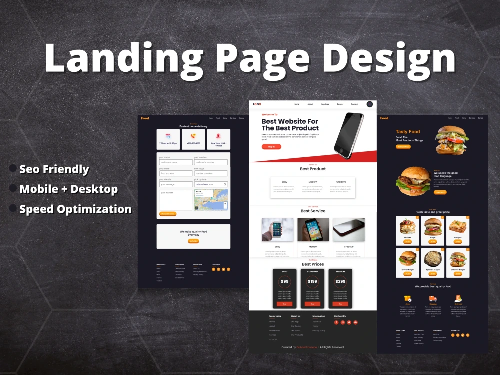 An awesome Landing Page! | Upwork