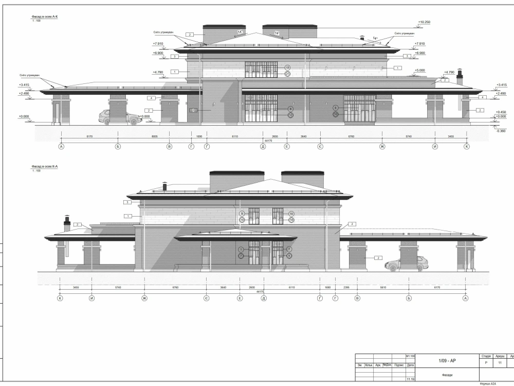 A detailed 3d model and a full set of architectural drawings. | Upwork