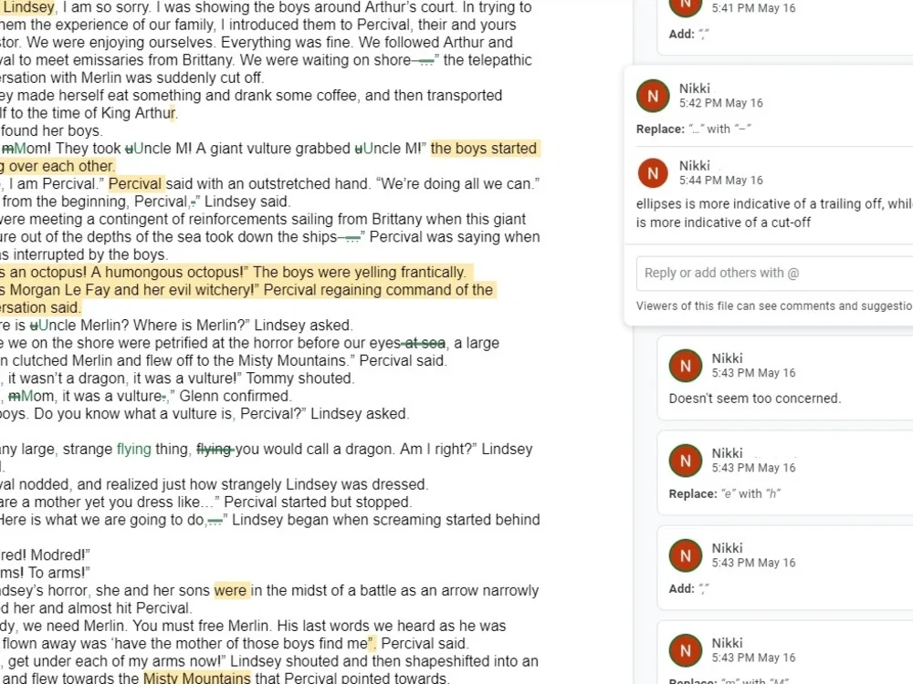 Detailed proofreading and editing on your story/novel | Upwork