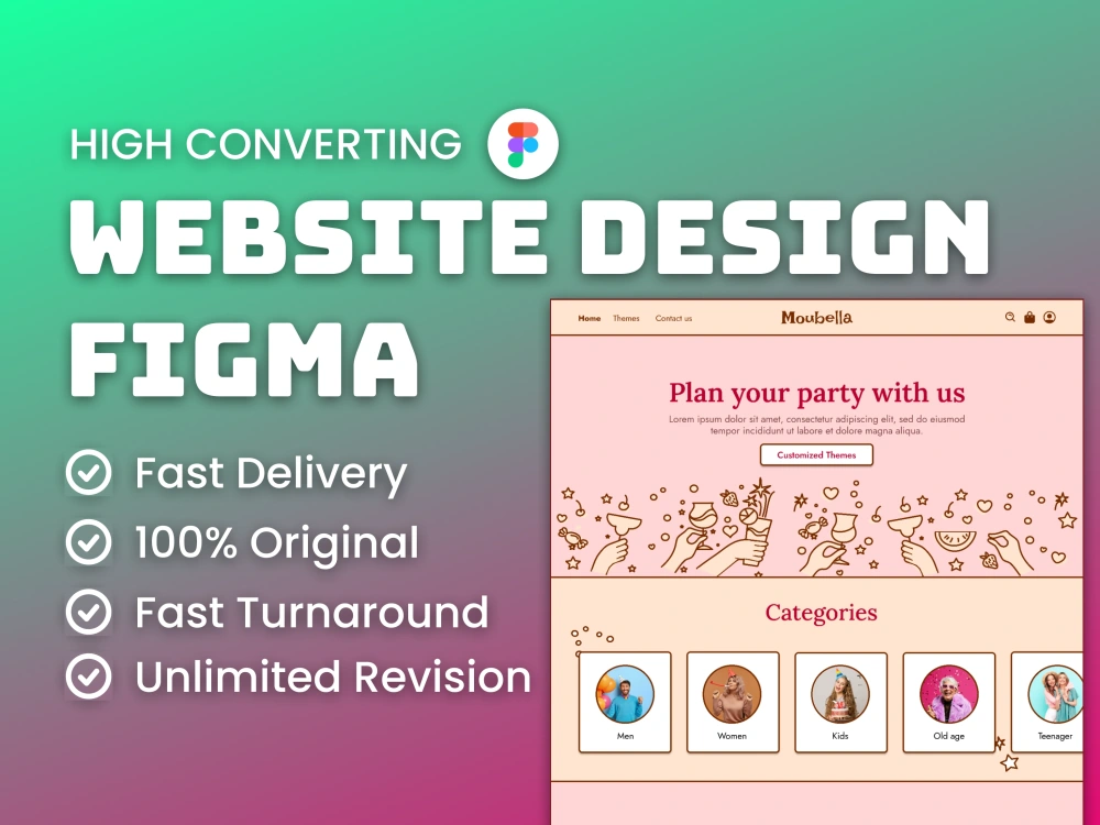 Website Landing Page UI design in Figma | Website design | UI Design ...