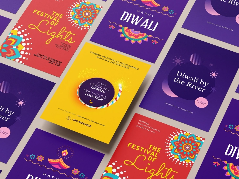 An astounding and unique Diwali Invitation | Upwork