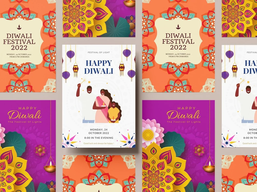 An astounding and unique Diwali Invitation | Upwork