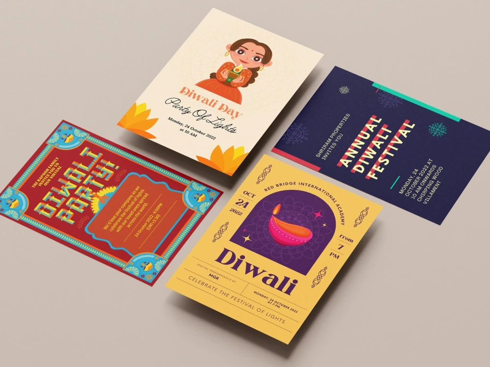 An astounding and unique Diwali Invitation | Upwork