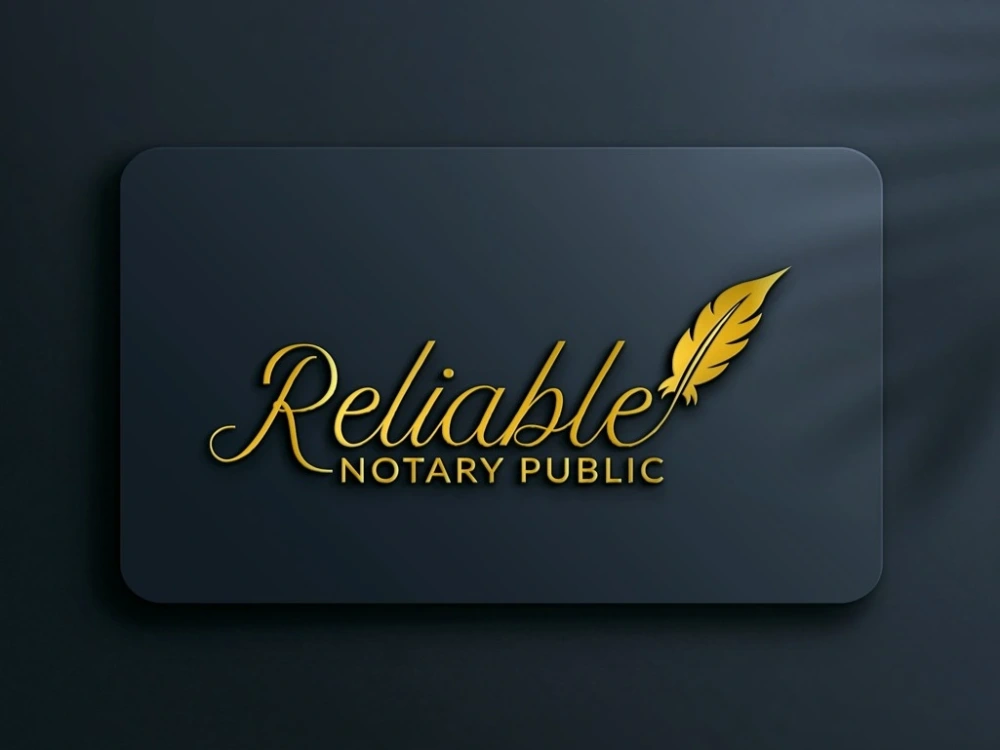 A luxury signature and notary logo design | Upwork