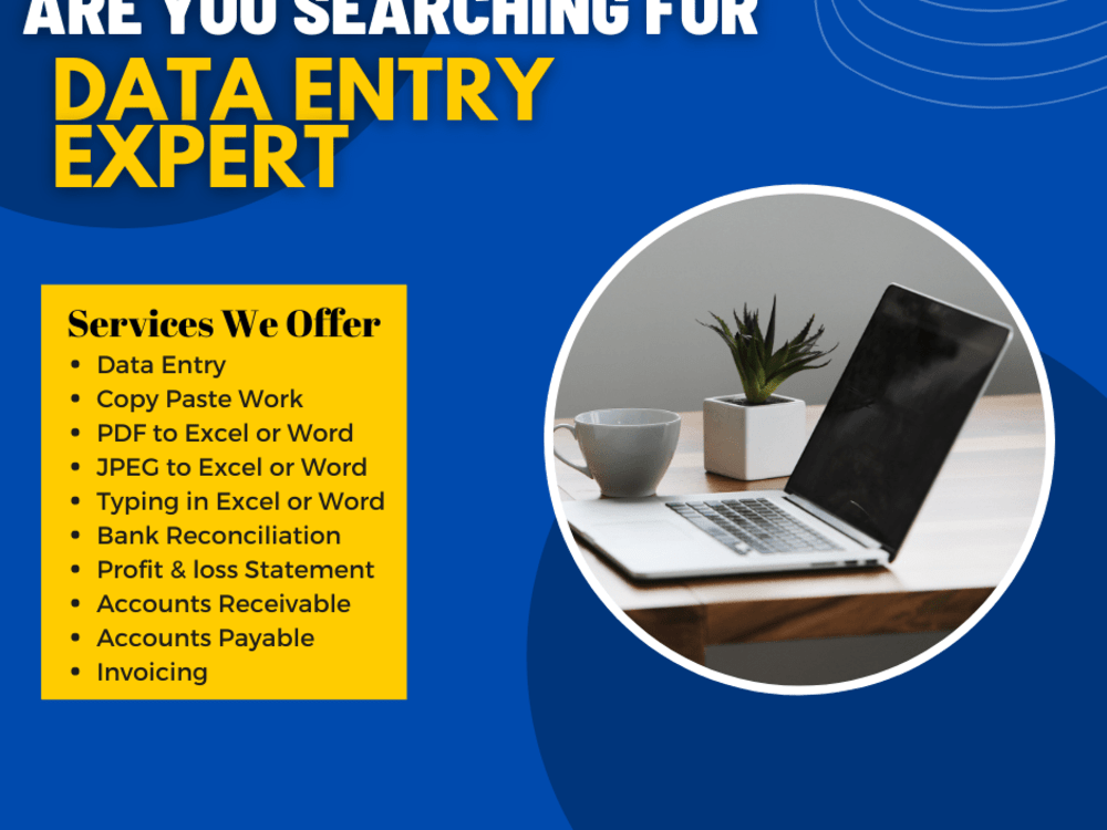 Professional & Quick Data Entry Services with 100% Accuracy | Upwork