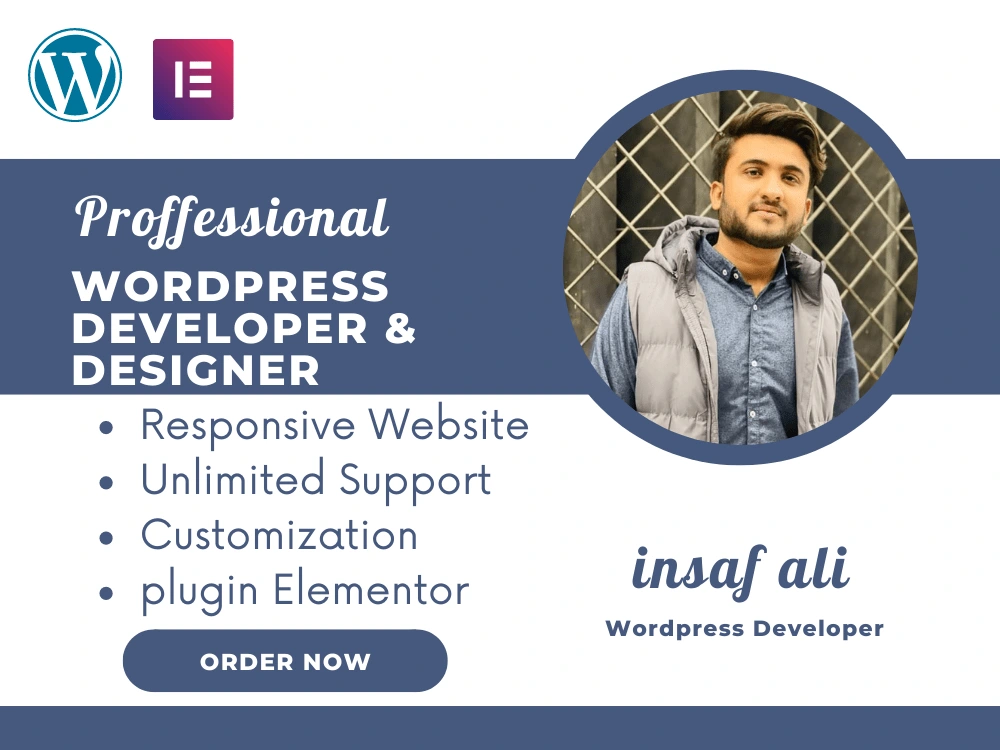 A beautiful Wordpress website using Elementor | Upwork