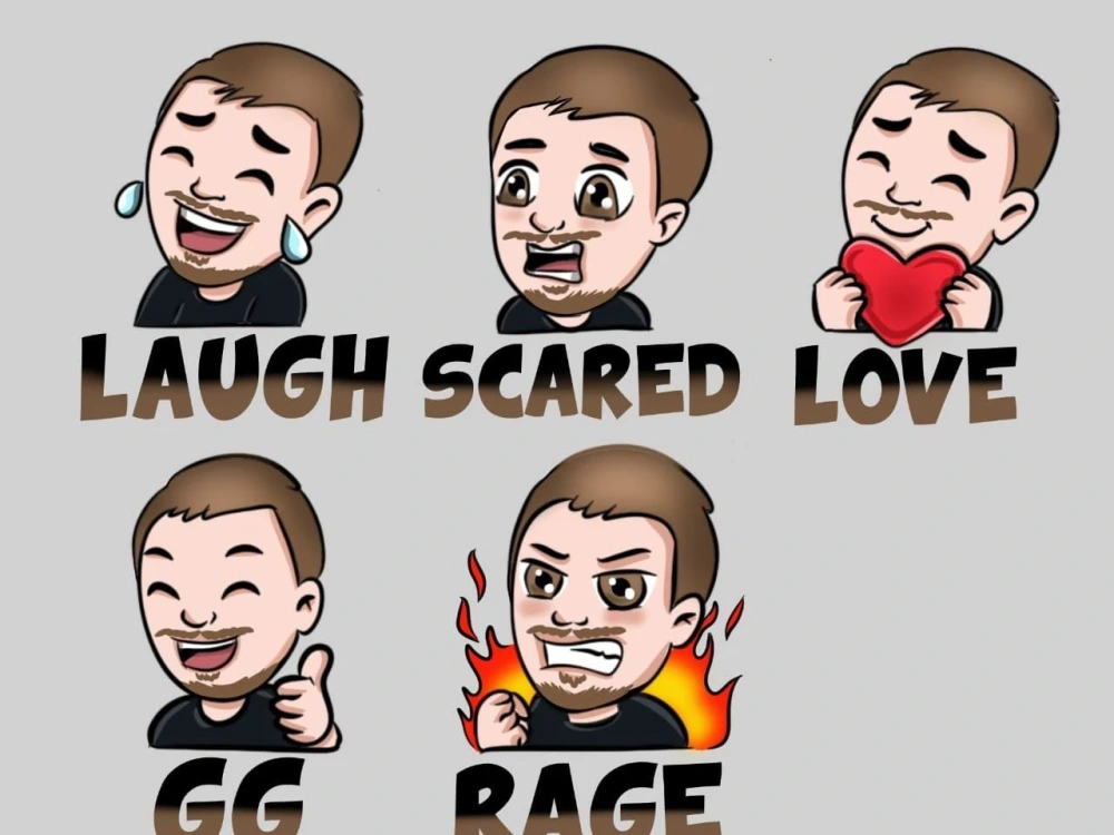 An amazing emotes and badges for your twitch streams | Upwork