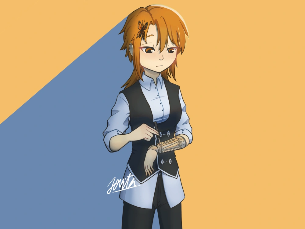 A simple anime styled drawing | Upwork