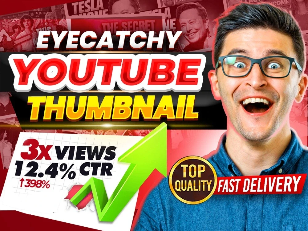 Clickbait And Attractive Youtube Thumbnails Upwork