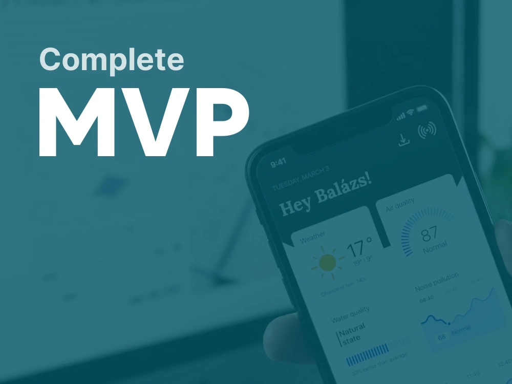A complete MVP application! | Upwork
