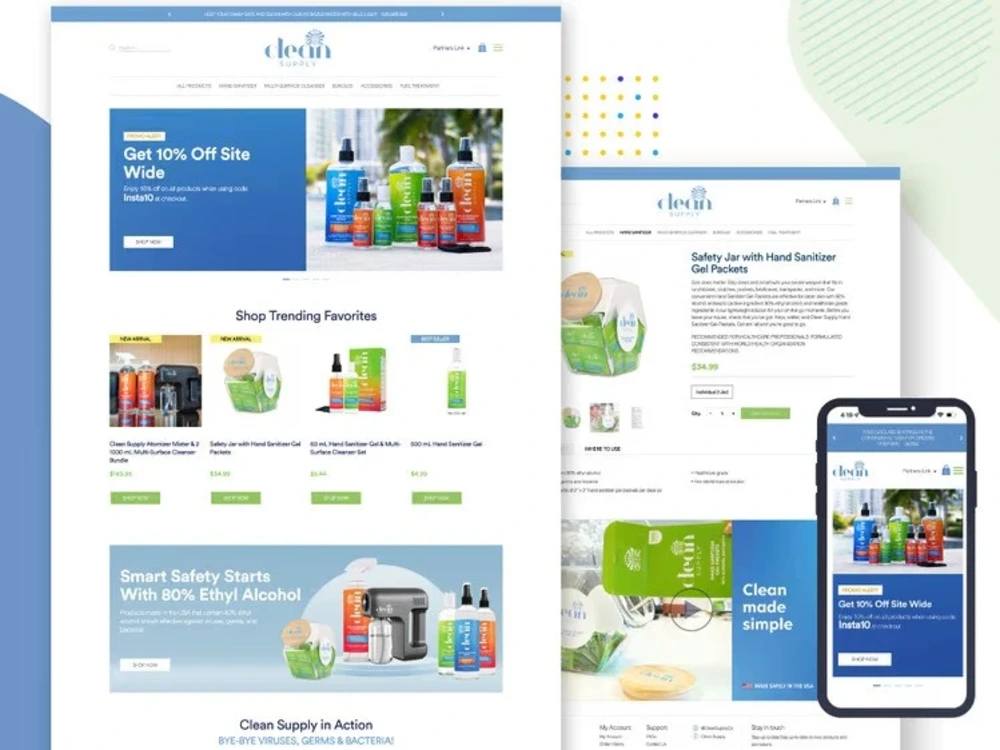 A responsive ecommerce website design | Upwork