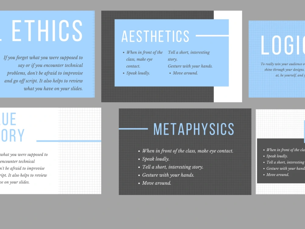 A clean and professional presentation design | Upwork