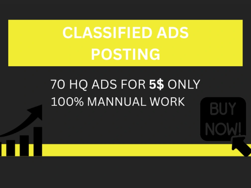 Classified ads posting on top classified ad posting sites | Upwork