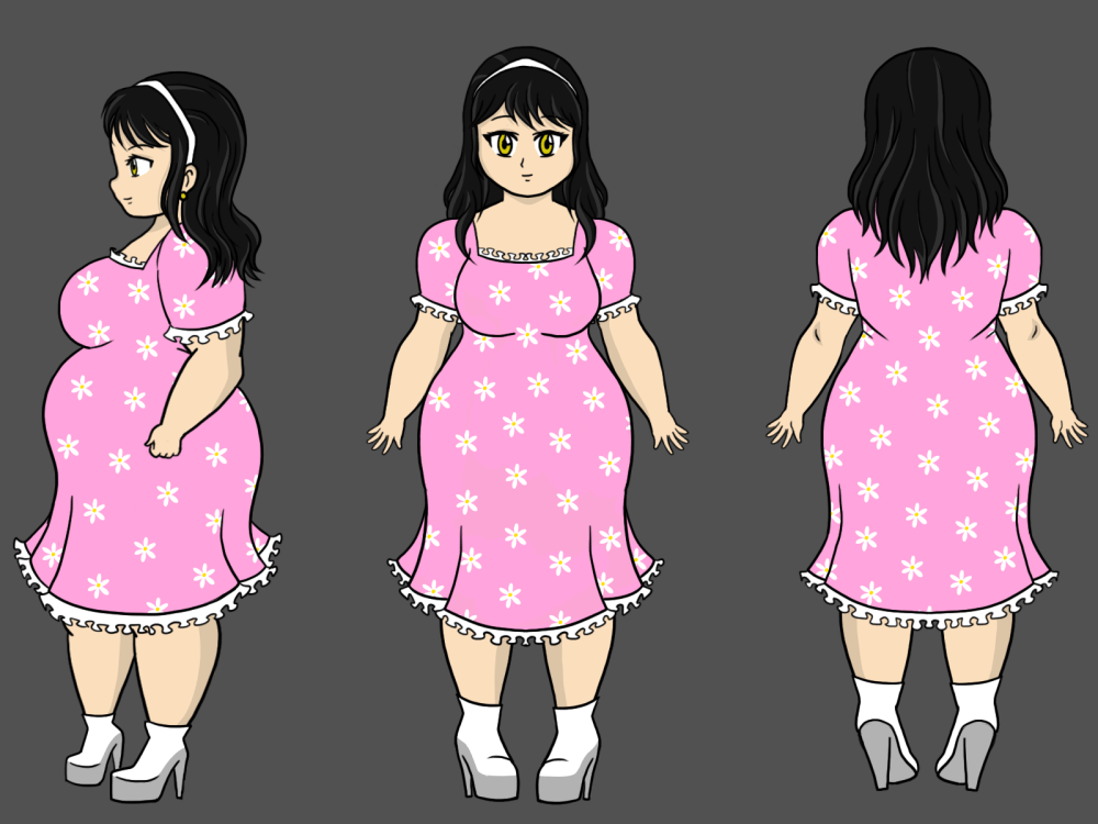 A compelling 2D character sheet design in anime style! | Upwork