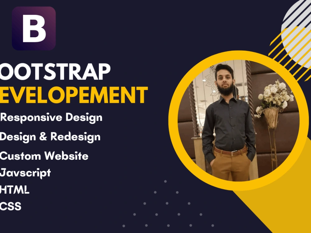 Develop or redesign a responsive front-end bootstrap website | Upwork