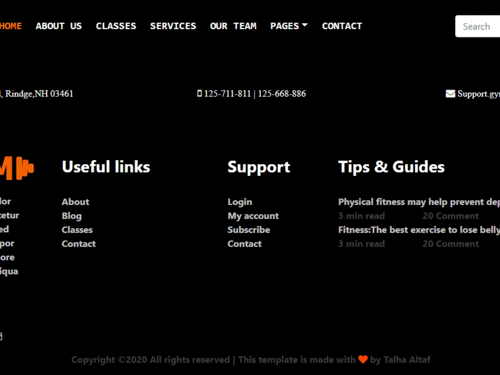 Develop or redesign a responsive front-end bootstrap website | Upwork