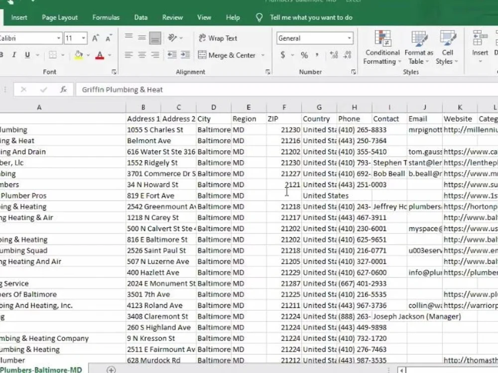 Complete lead list of your specification | Upwork