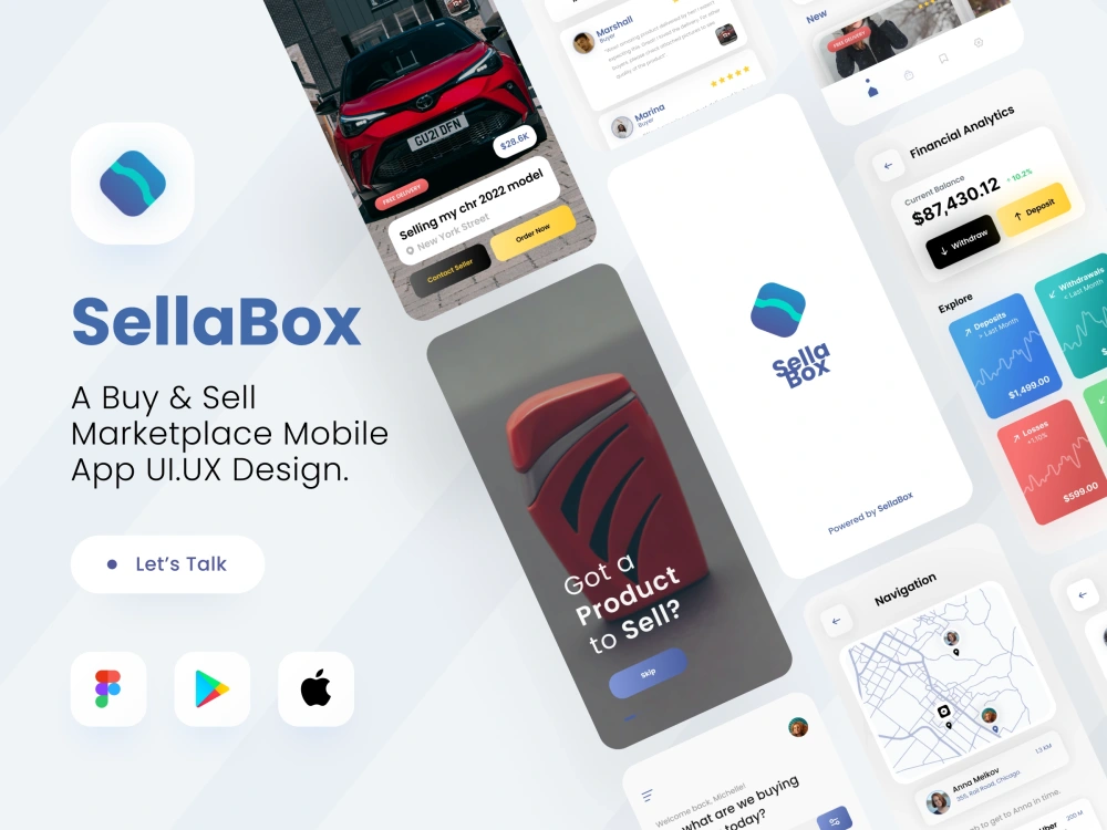 A Flutter Mobile App UX/UI Screens Design or Redesign | Figma | Upwork